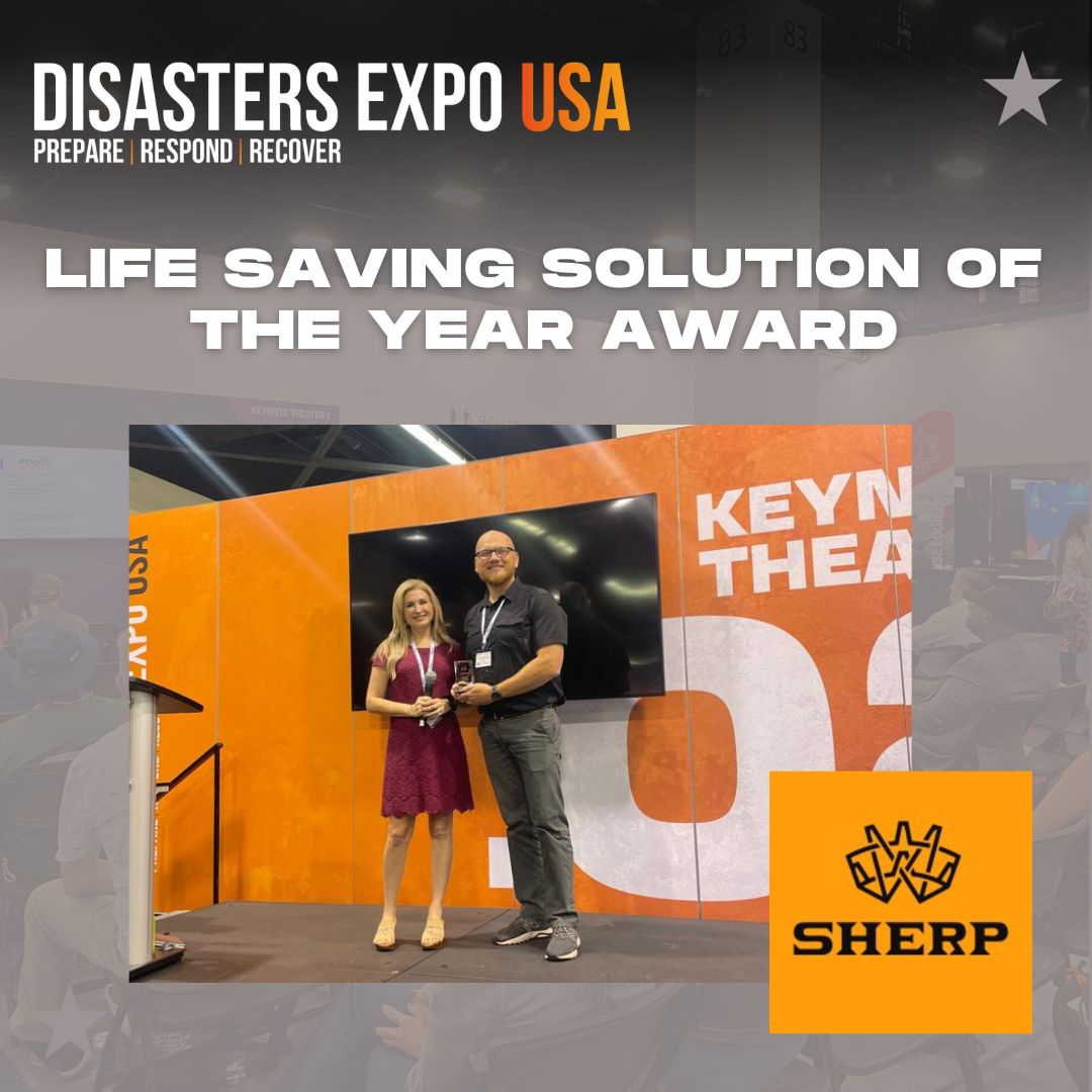 SHERP winning the "Life Saving Solution of the Year" Award | News
